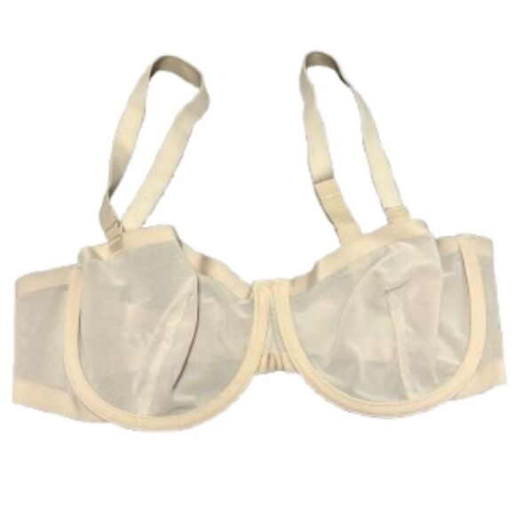 CUUP | Intimates & Sleepwear | Cuup The Balconette Mesh Bra Sheer Nude ...